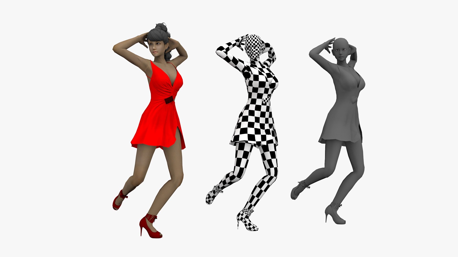 3D Model Dance Woman - TurboSquid 1861910