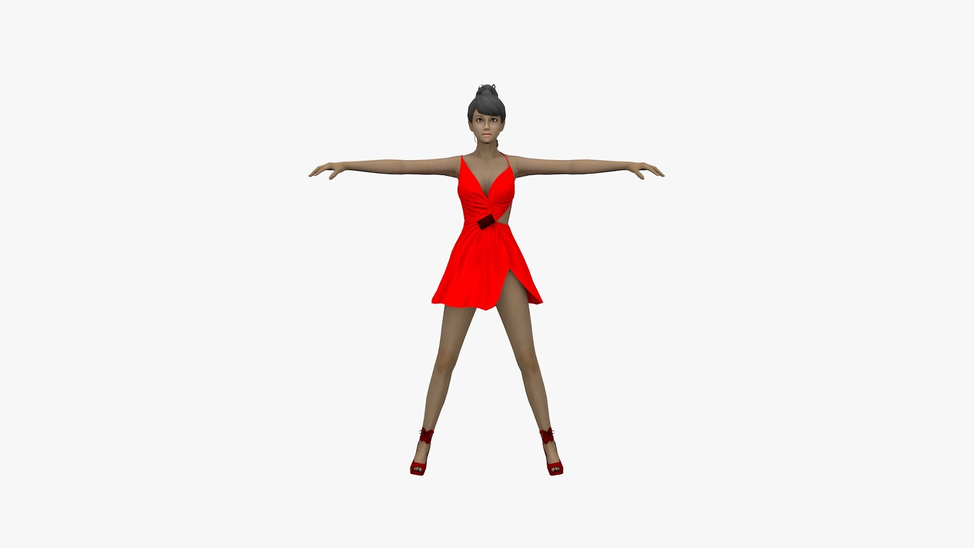 3D Model Dance Woman - TurboSquid 1861910
