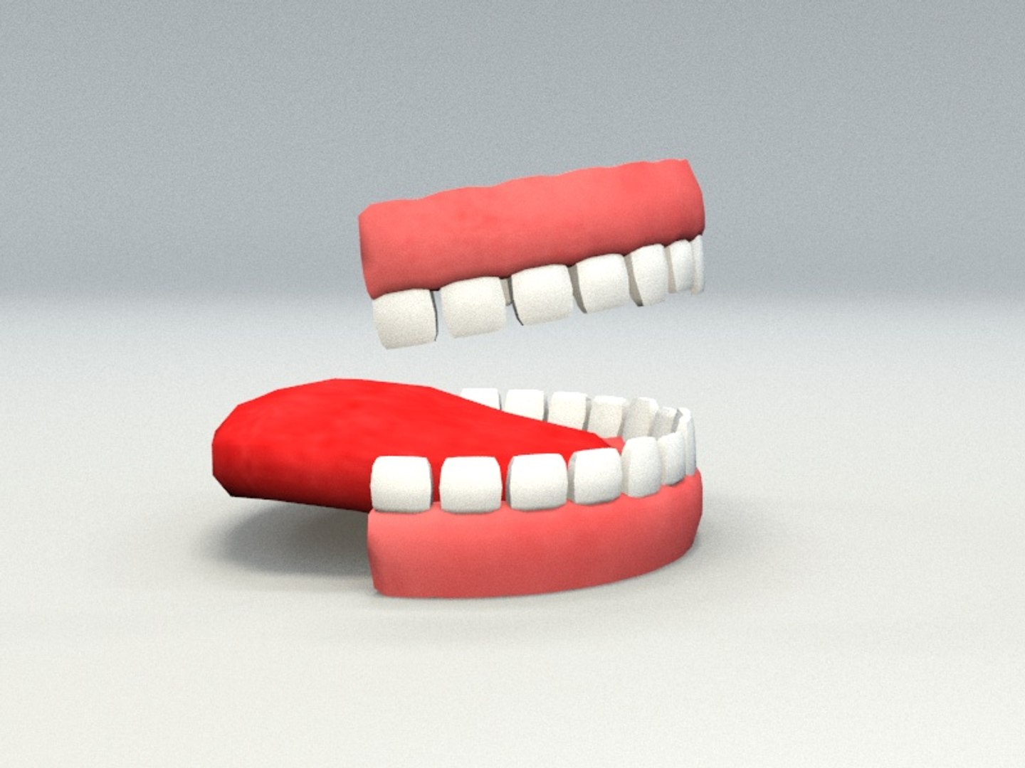 3D Cartoon Gums - TurboSquid 1774797