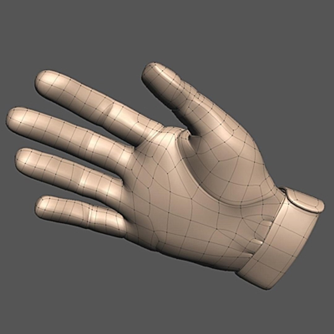 3d Gloves Hands Model