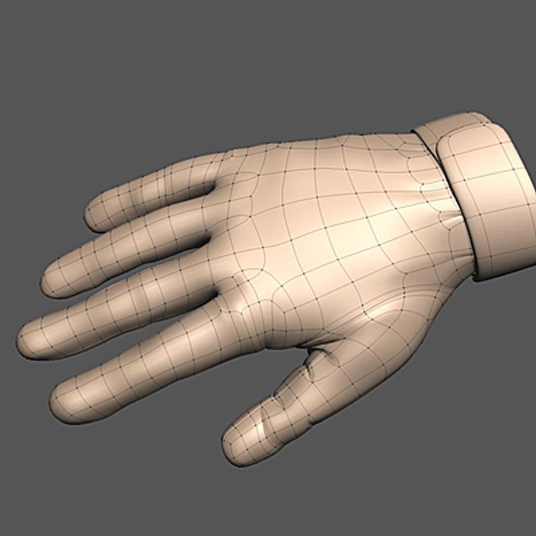 3d Gloves Hands Model