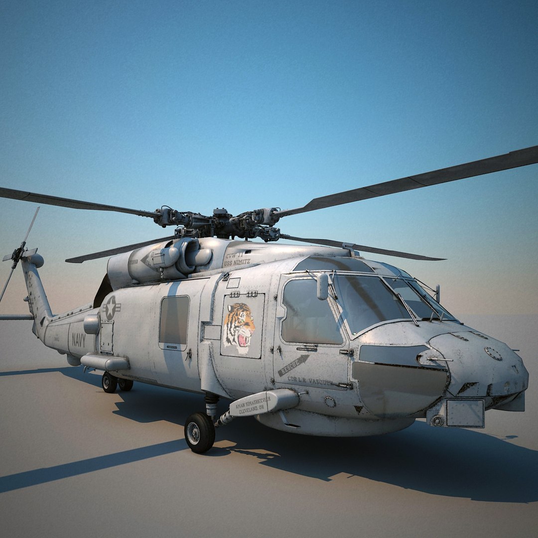 3d sikorsky sh-60 seahawk model