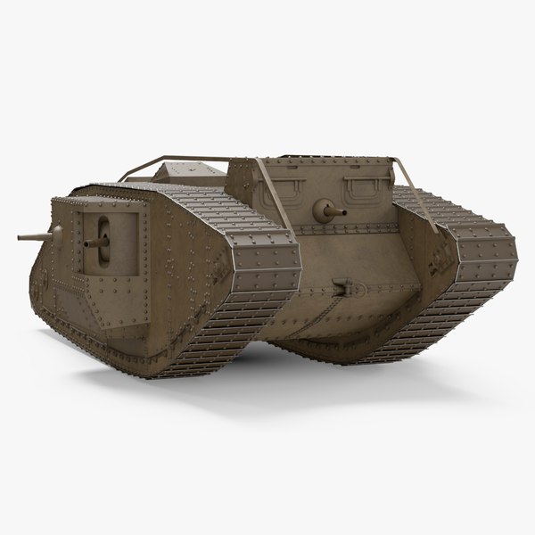 modelo 3d Tanque Mk 4 Macho - TurboSquid 2246247