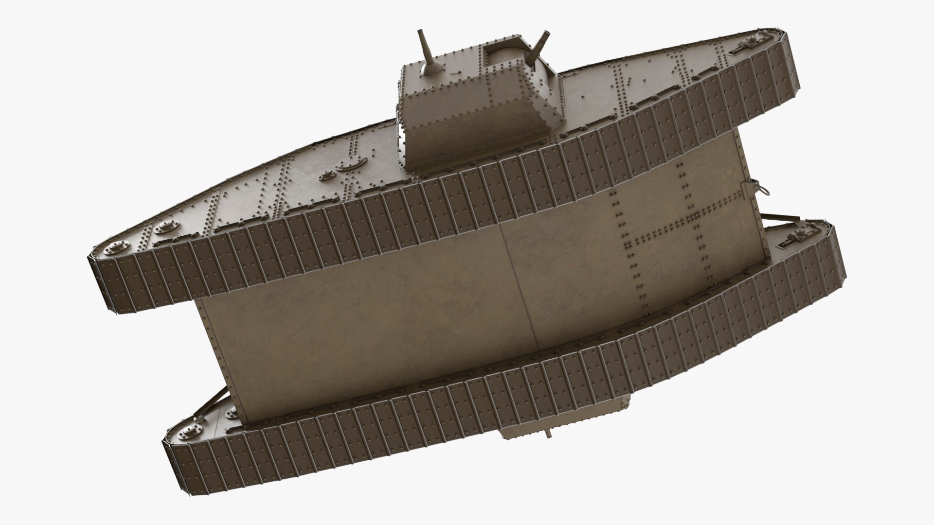 Tank Mk 4 Male 3D Model - TurboSquid 2246247