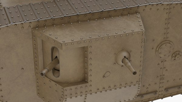 modelo 3d Tanque Mk 4 Macho - TurboSquid 2246247
