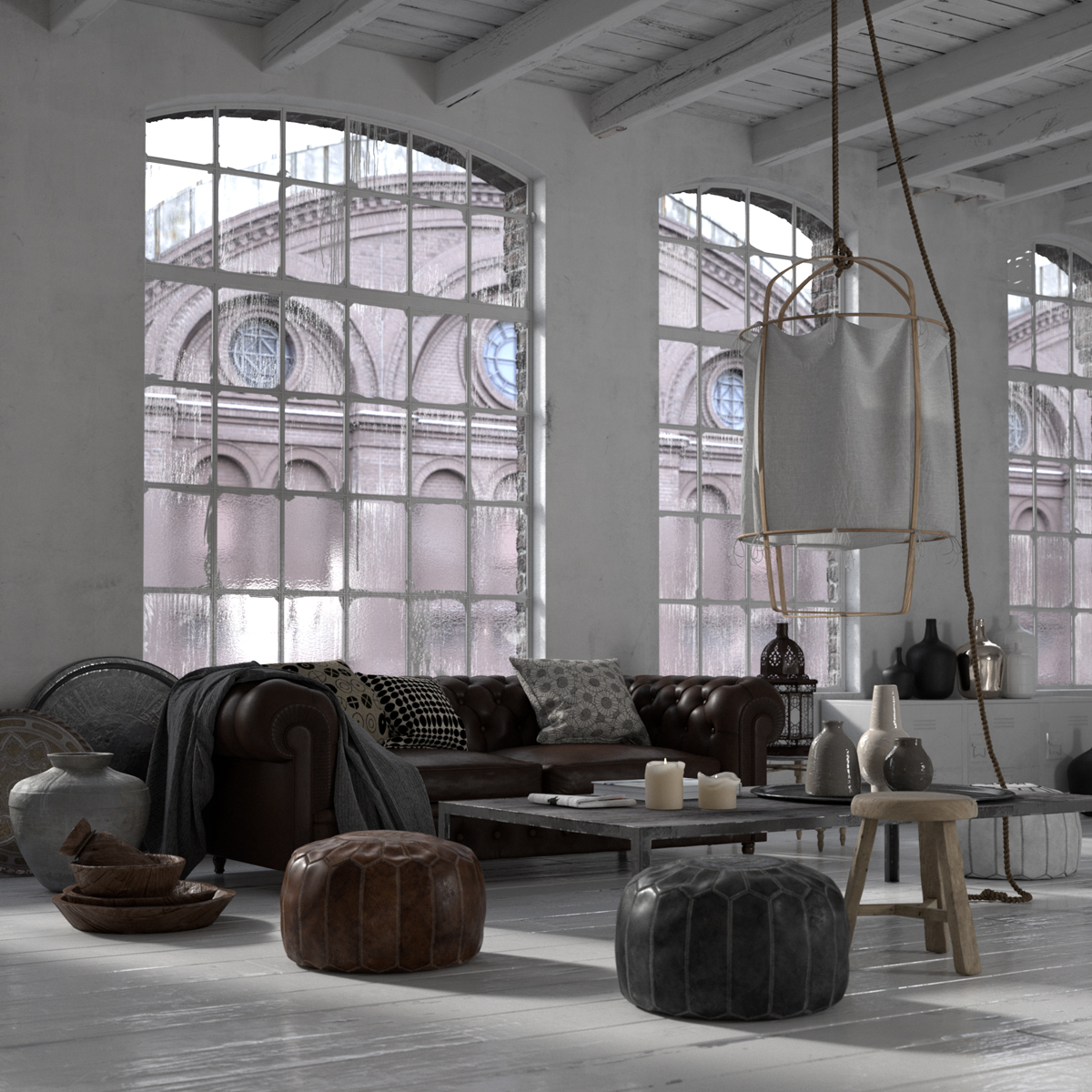 interior scene 3d model