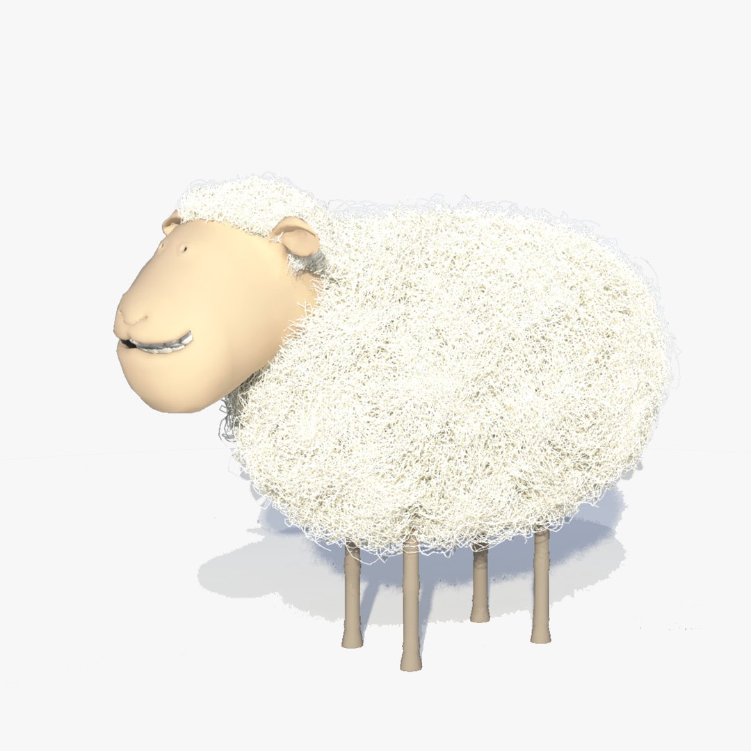 Cartoon Sheep Animation Character Ma