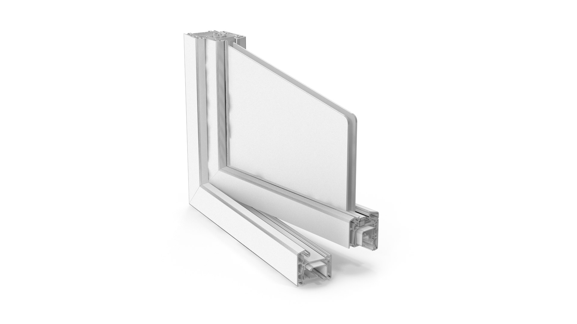 PVC Window Structure 3D model - TurboSquid 2152004