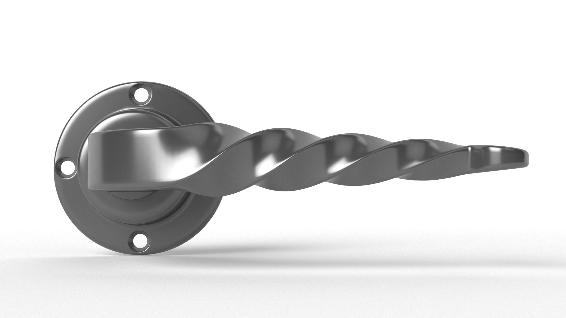 Twisted Door Handle2 3D Model - TurboSquid 1966632