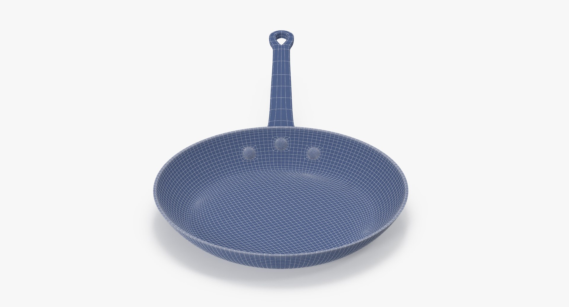 10in fry pan 3d obj
