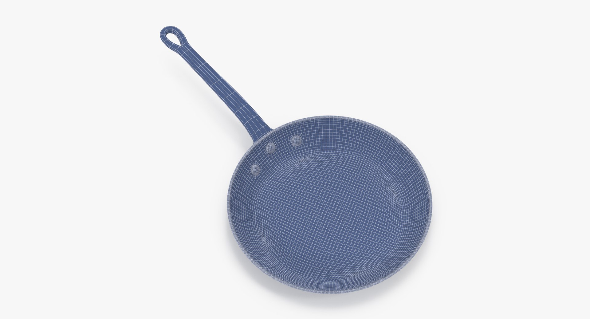 10in fry pan 3d obj