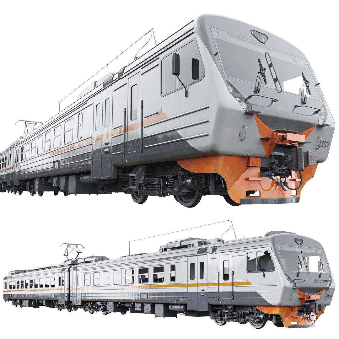 3D Passenger Train ED4M - B - TurboSquid 2370316