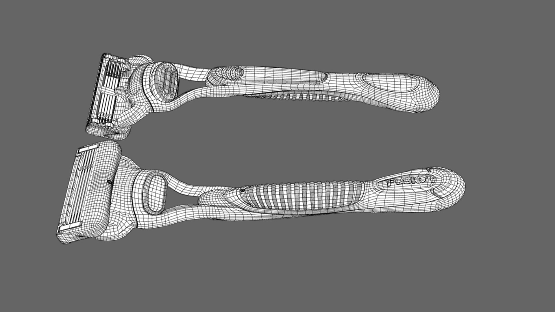 Gillette Fusion Razor Fbx