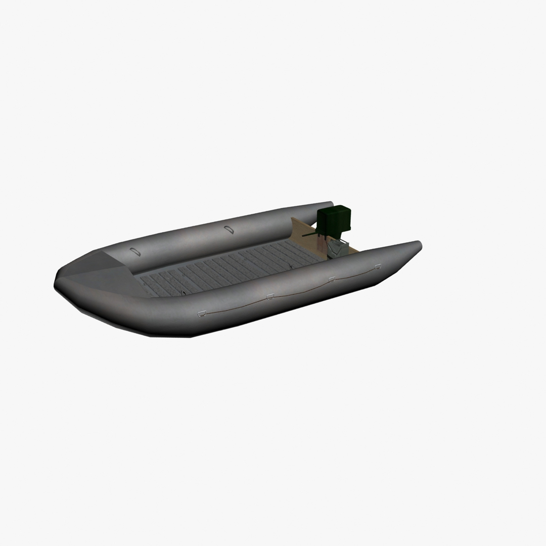 German Navy Rubber Dinghy X