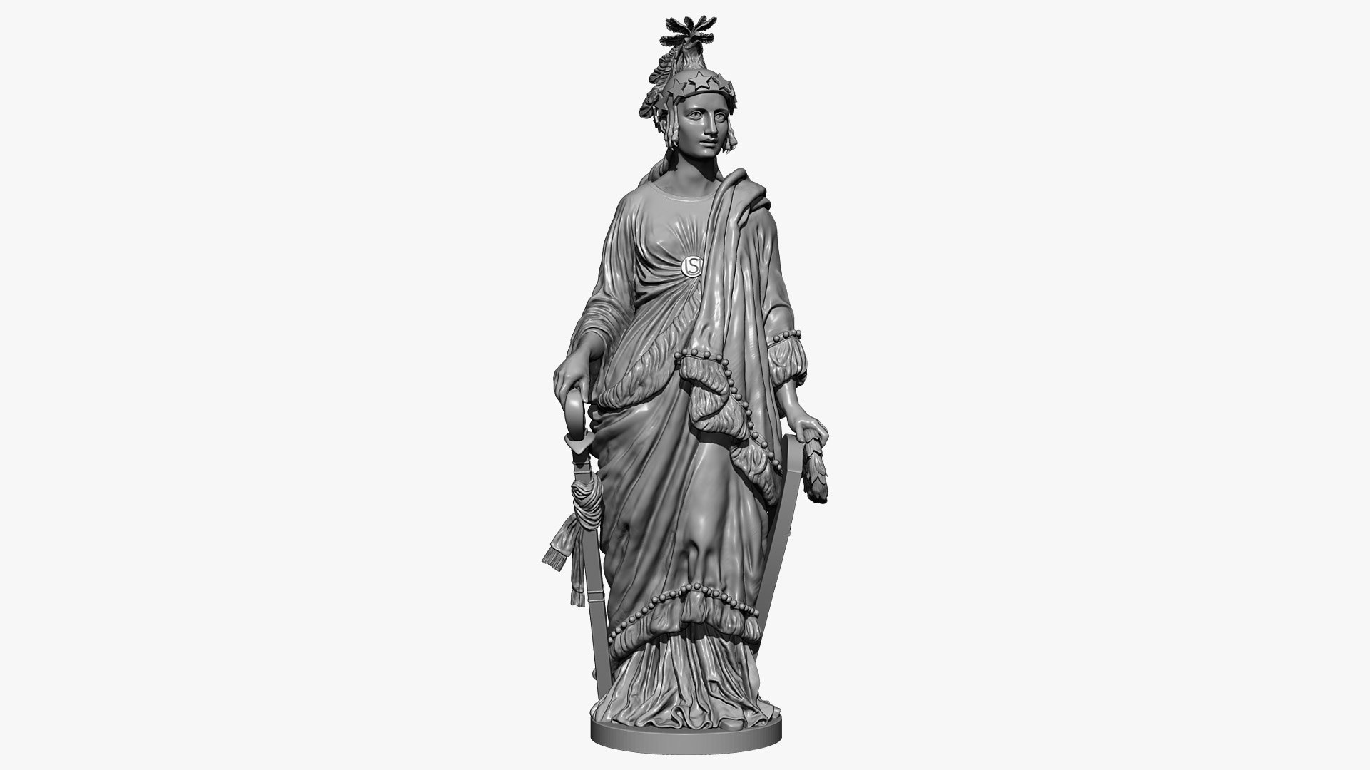 3D Model Statue Of Freedom - TurboSquid 2116317