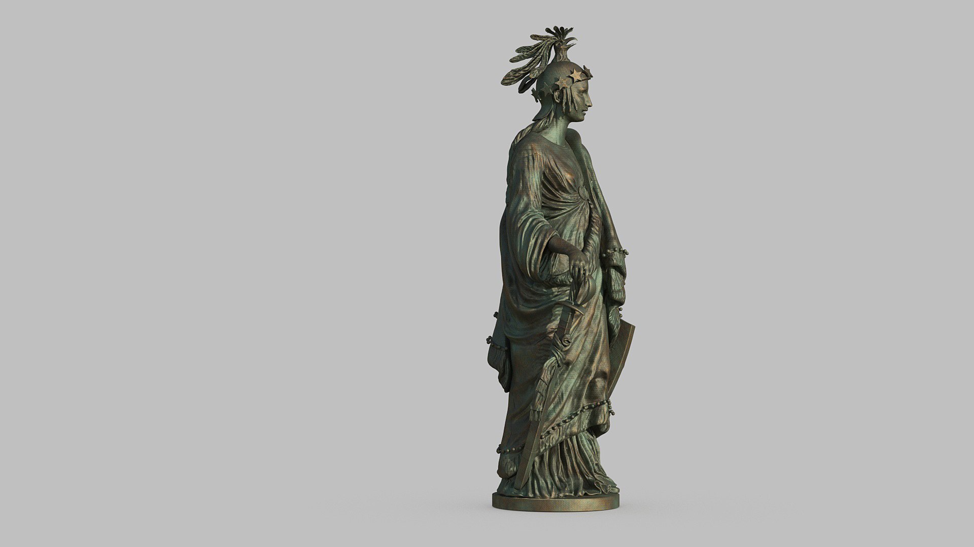 3D Model Statue Of Freedom - TurboSquid 2116317