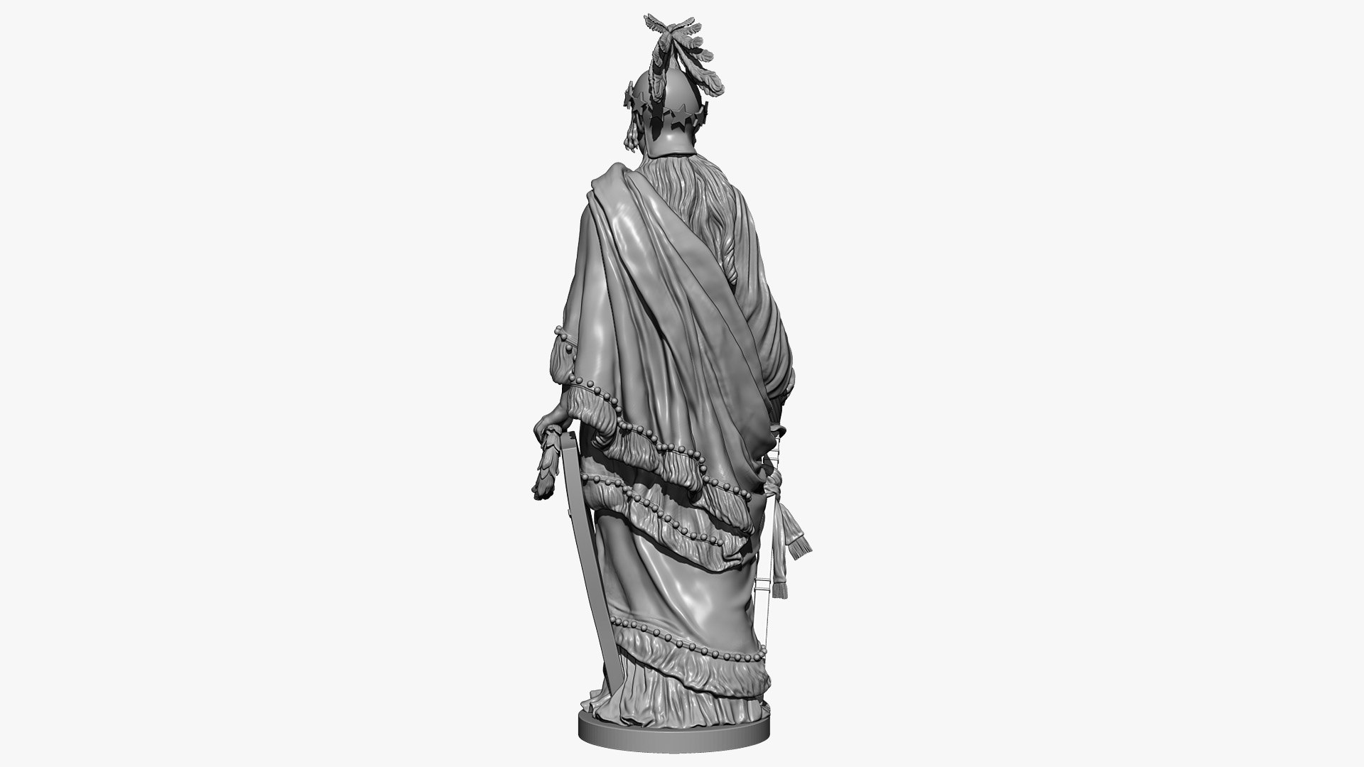3D Model Statue Of Freedom - TurboSquid 2116317