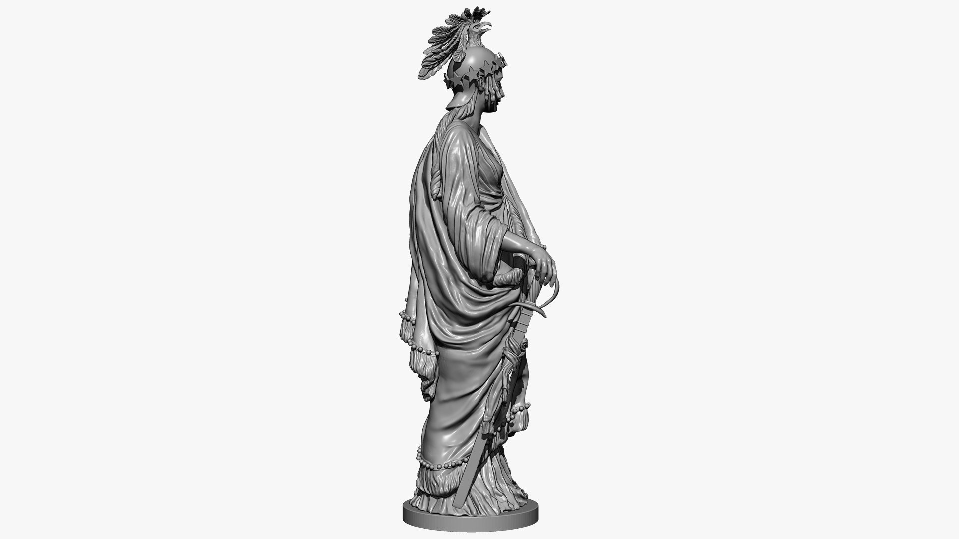 3D Model Statue Of Freedom - TurboSquid 2116317