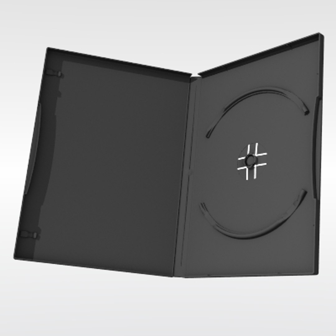 3d Dvd Case Model