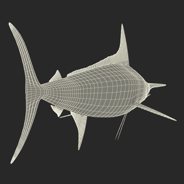 3ds max marlin fish