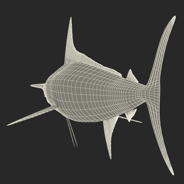 3ds max marlin fish