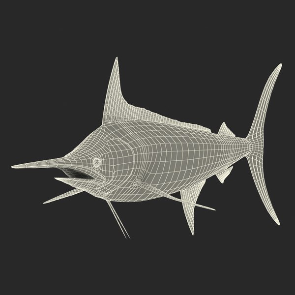 3ds max marlin fish