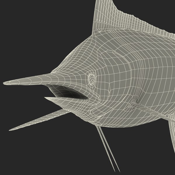3ds max marlin fish