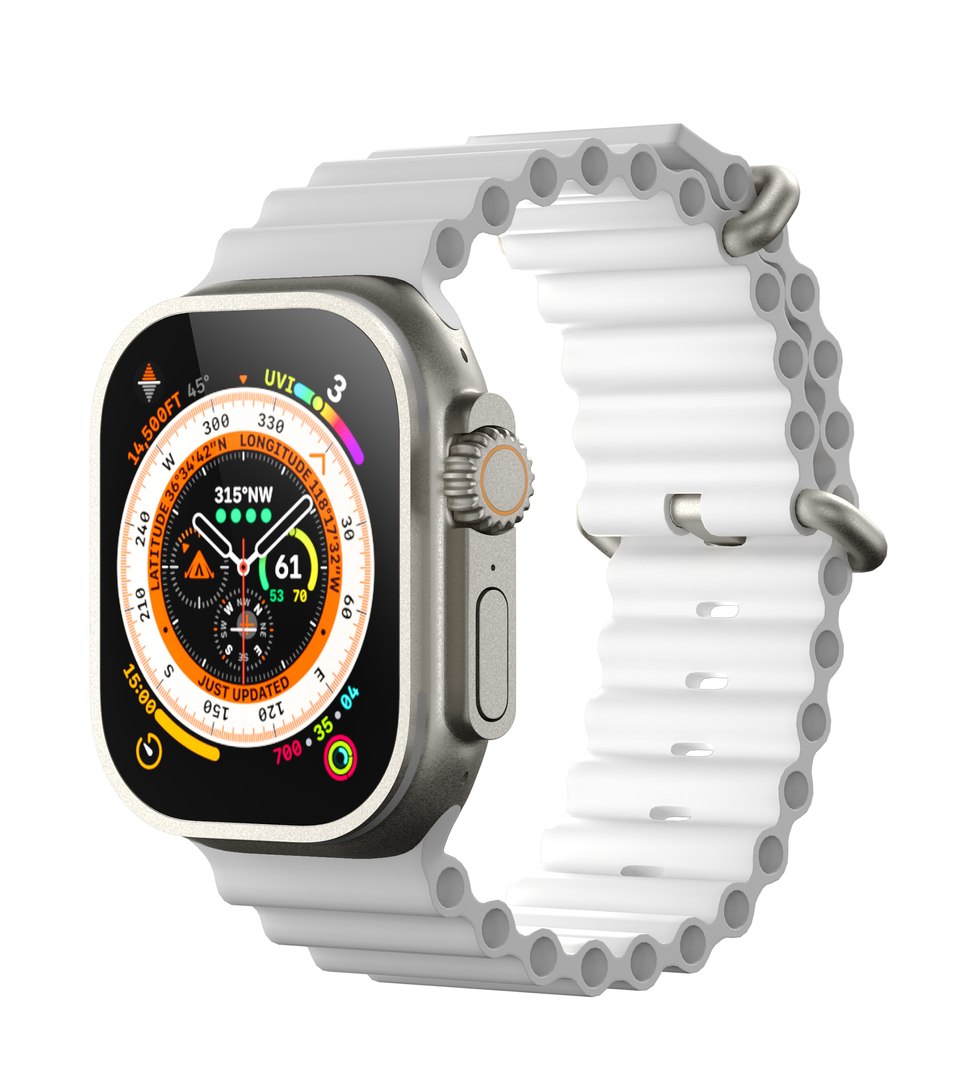 Apple Watch Ultra With Ocean Band And Alpine Loop 3D Model - TurboSquid 2024669