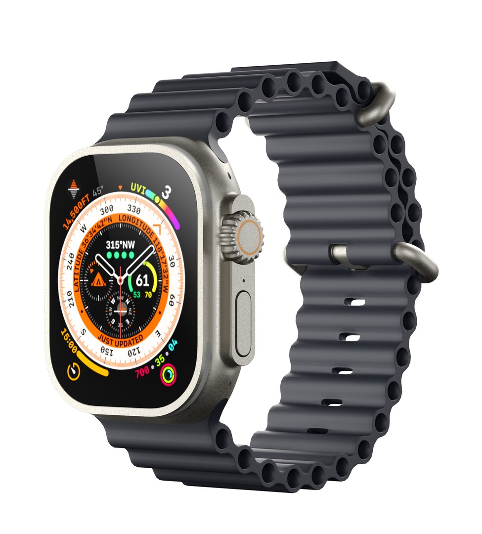 Apple Watch Ultra With Ocean Band And Alpine Loop 3D Model - TurboSquid ...