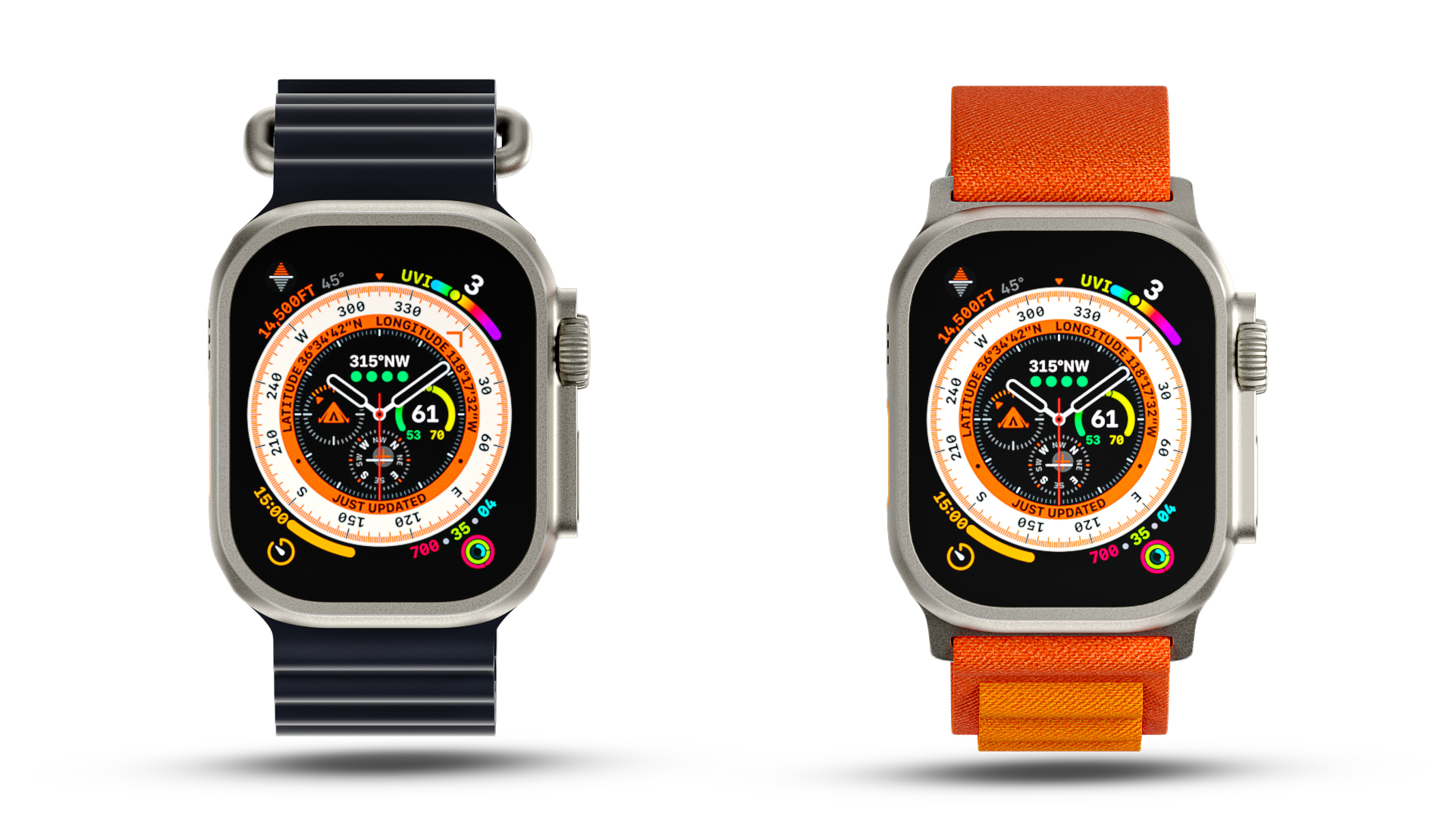 Apple Watch Ultra With Ocean Band And Alpine Loop 3D Model - TurboSquid ...