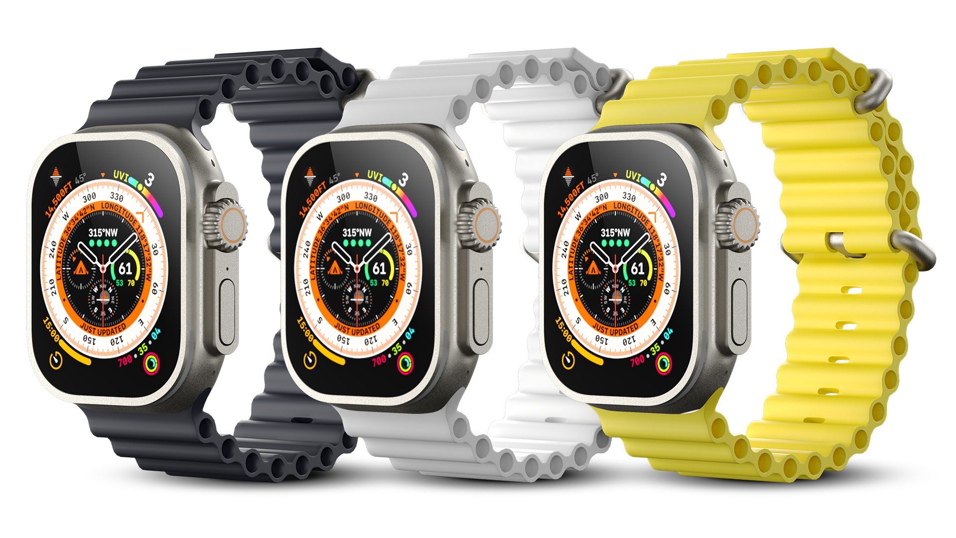 Apple Watch Ultra With Ocean Band And Alpine Loop 3D Model - TurboSquid ...