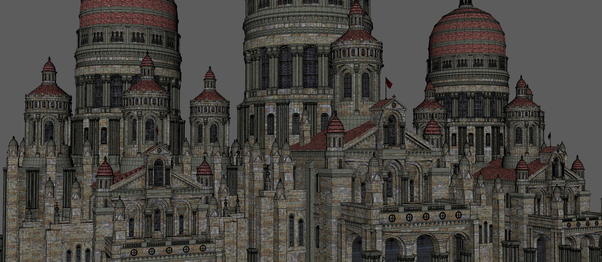 3D Dome Castle - TurboSquid 2214829