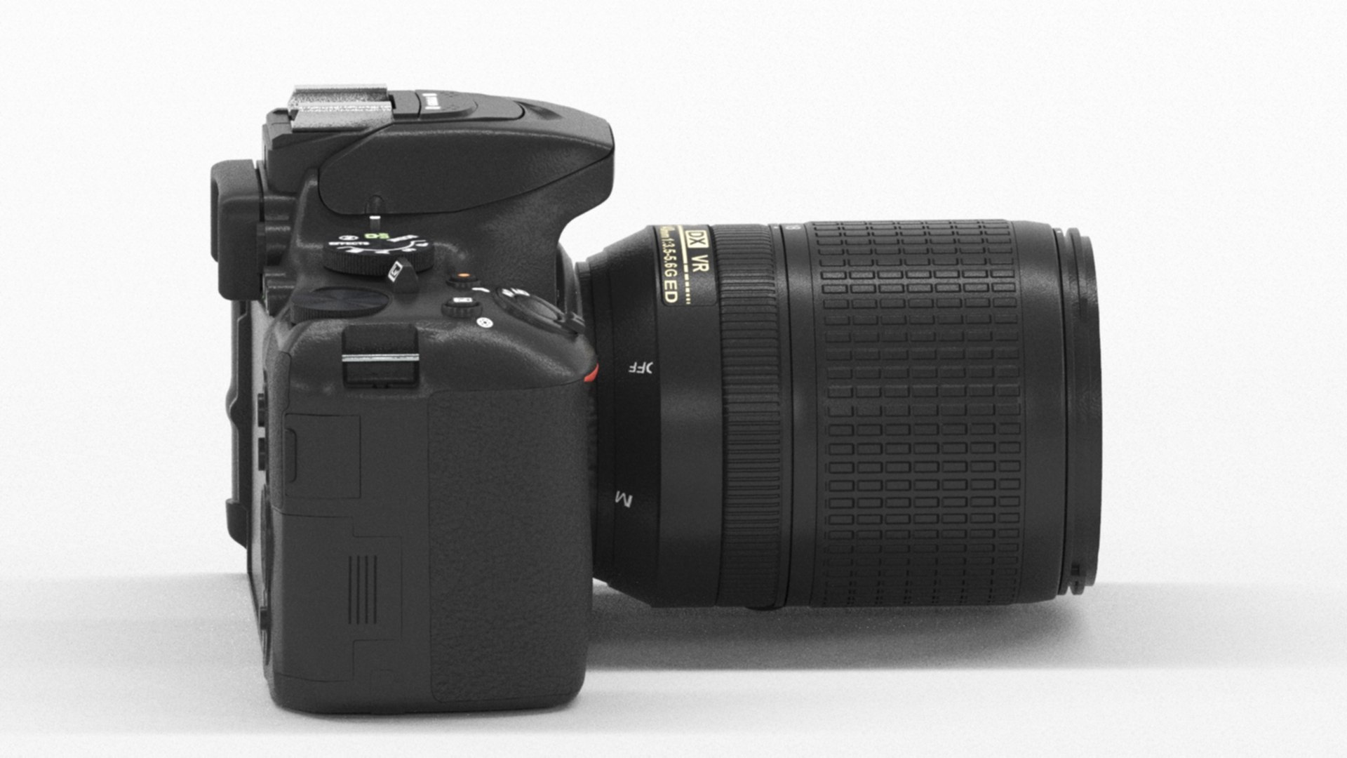 3D Model Nikon D5600 Digital SLR Camera - TurboSquid 2339819