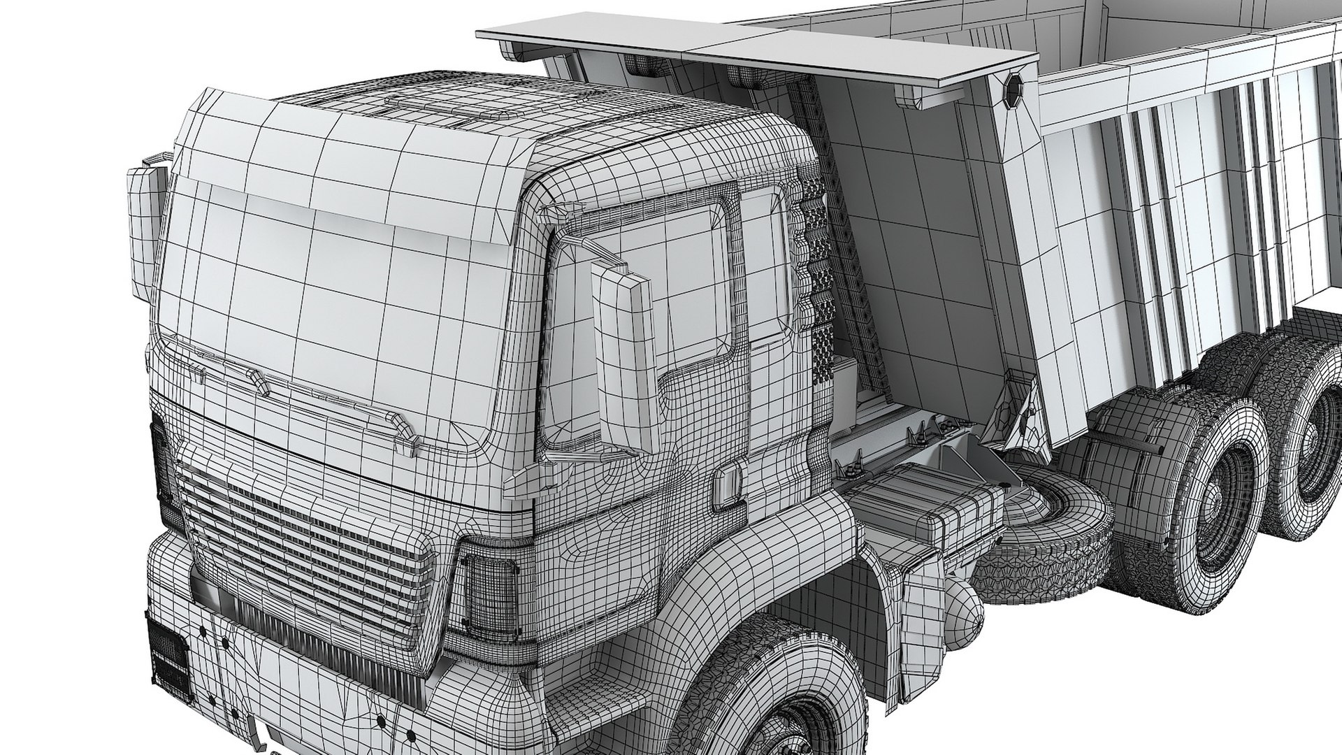 Dump Truck 3D Model - TurboSquid 1468482