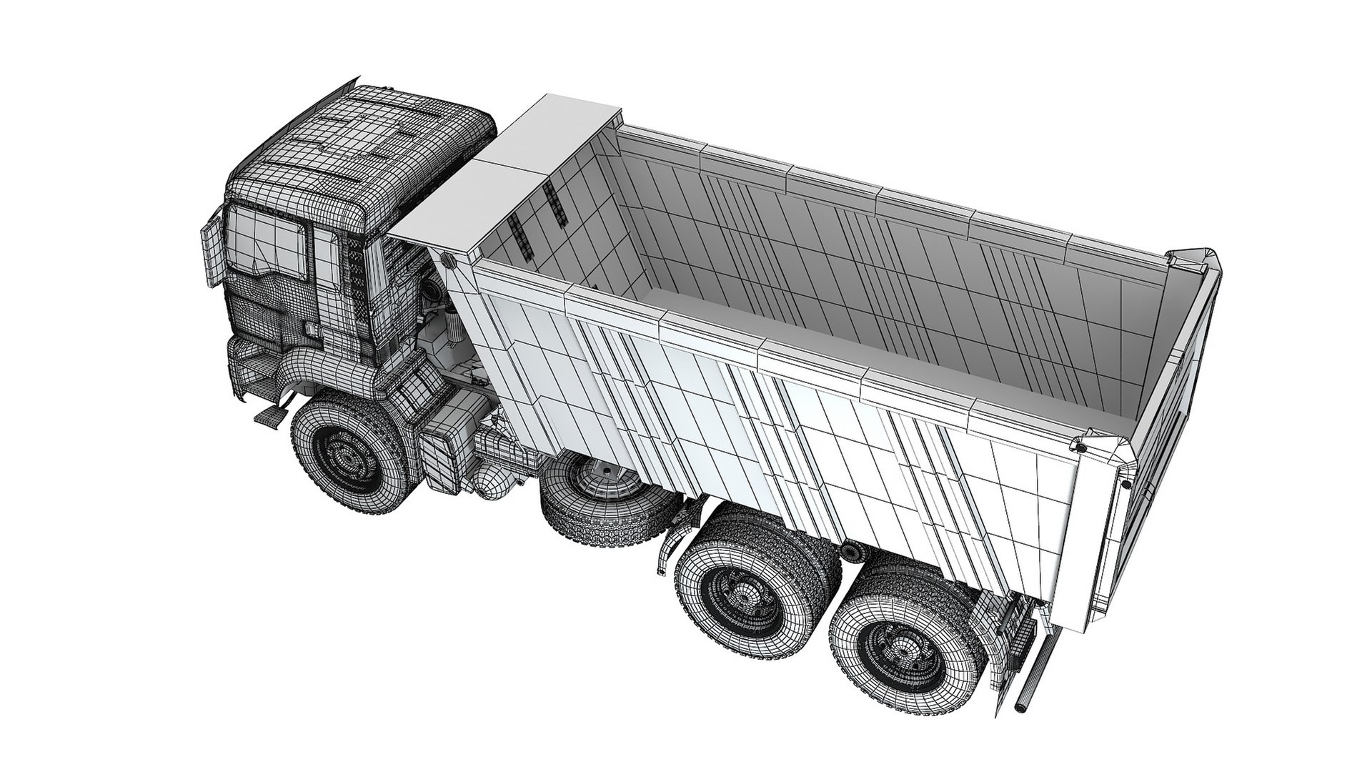 Dump Truck 3D Model - TurboSquid 1468482