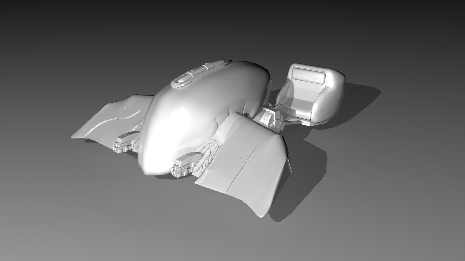 Halo Ghost 3d Model