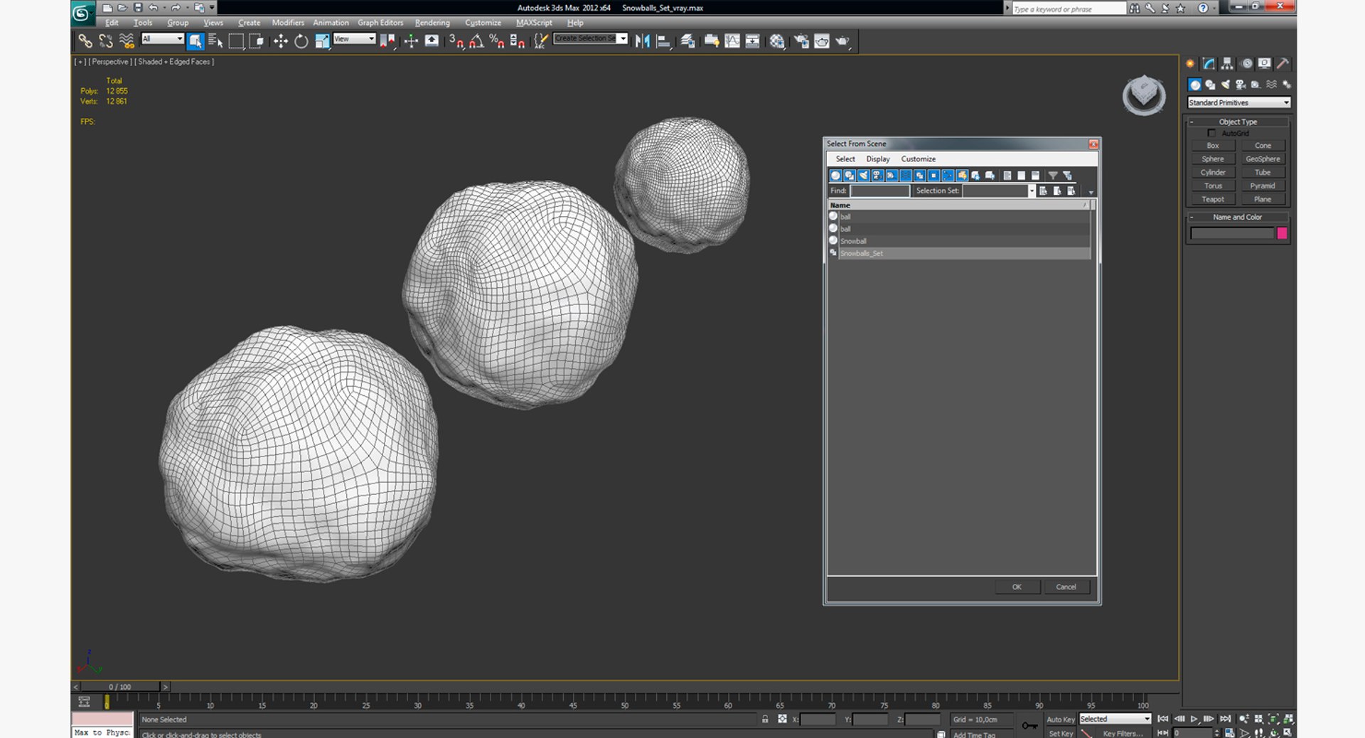 3D snowballs set model | 1147263 | TurboSquid