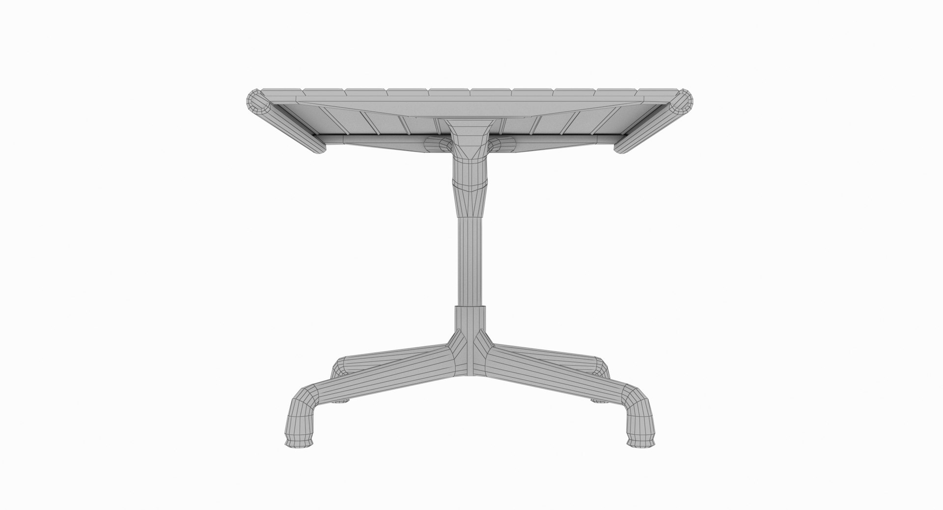 Eames Executive Brown Leather Ottoman by Herman Miller 3D model ...