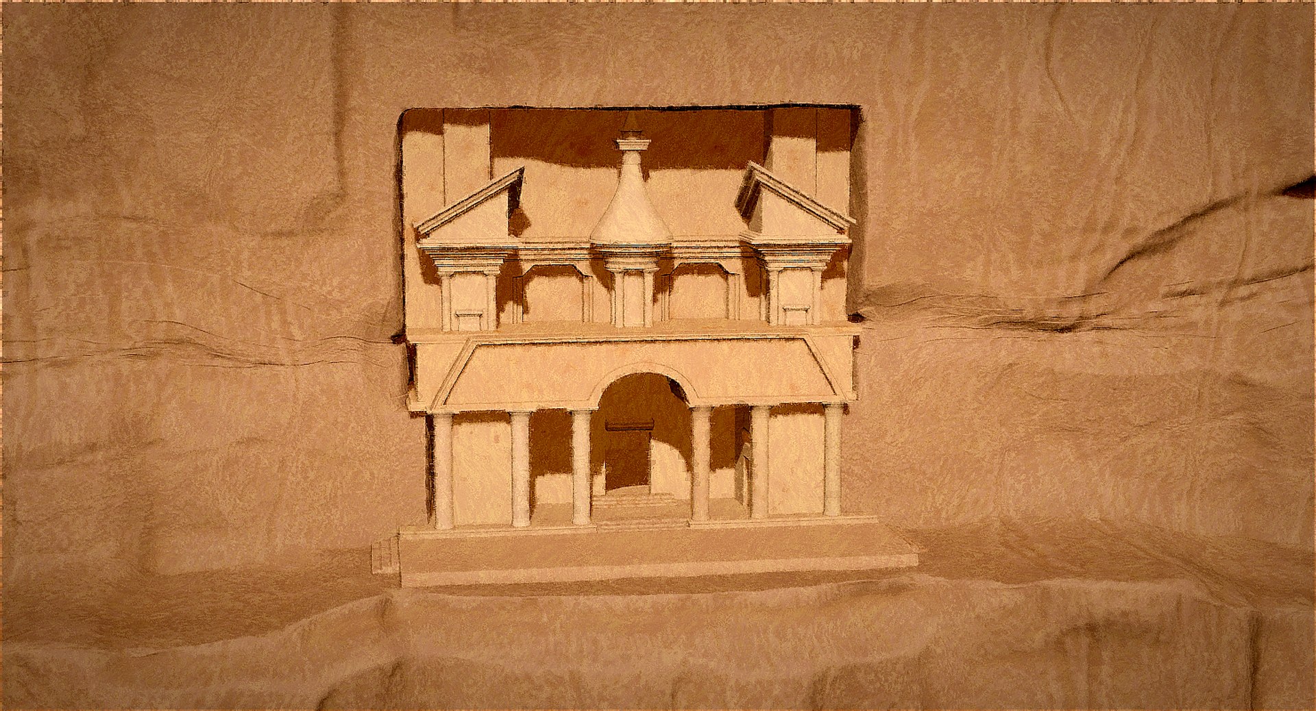 Cliff Structure Book Illustration 3D Model - TurboSquid 1406273