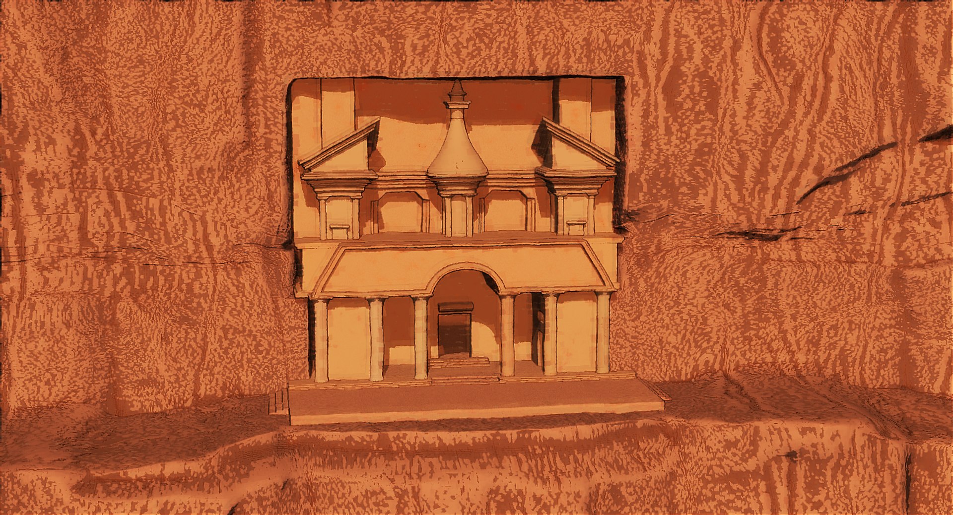 Cliff Structure Book Illustration 3D Model - TurboSquid 1406273