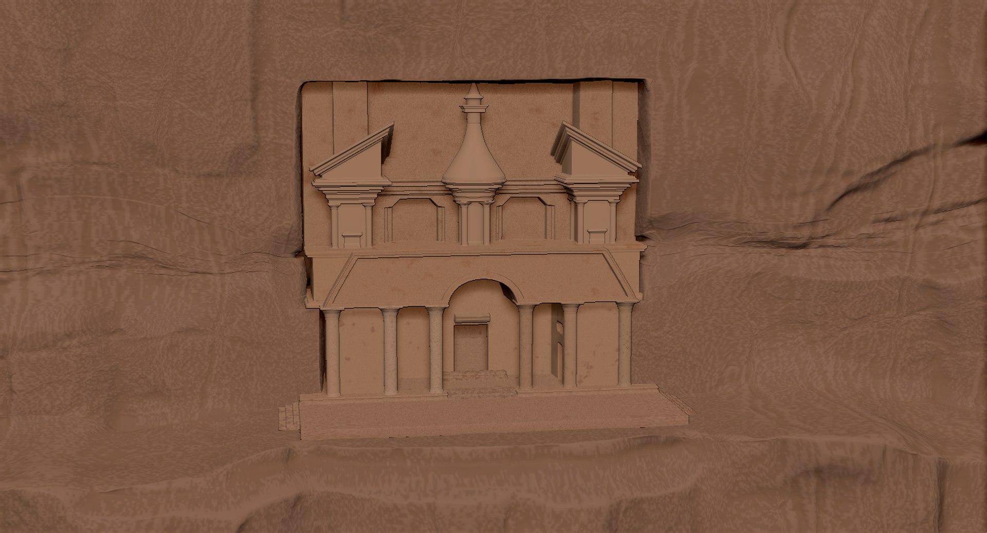 Cliff Structure Book Illustration 3D Model - TurboSquid 1406273