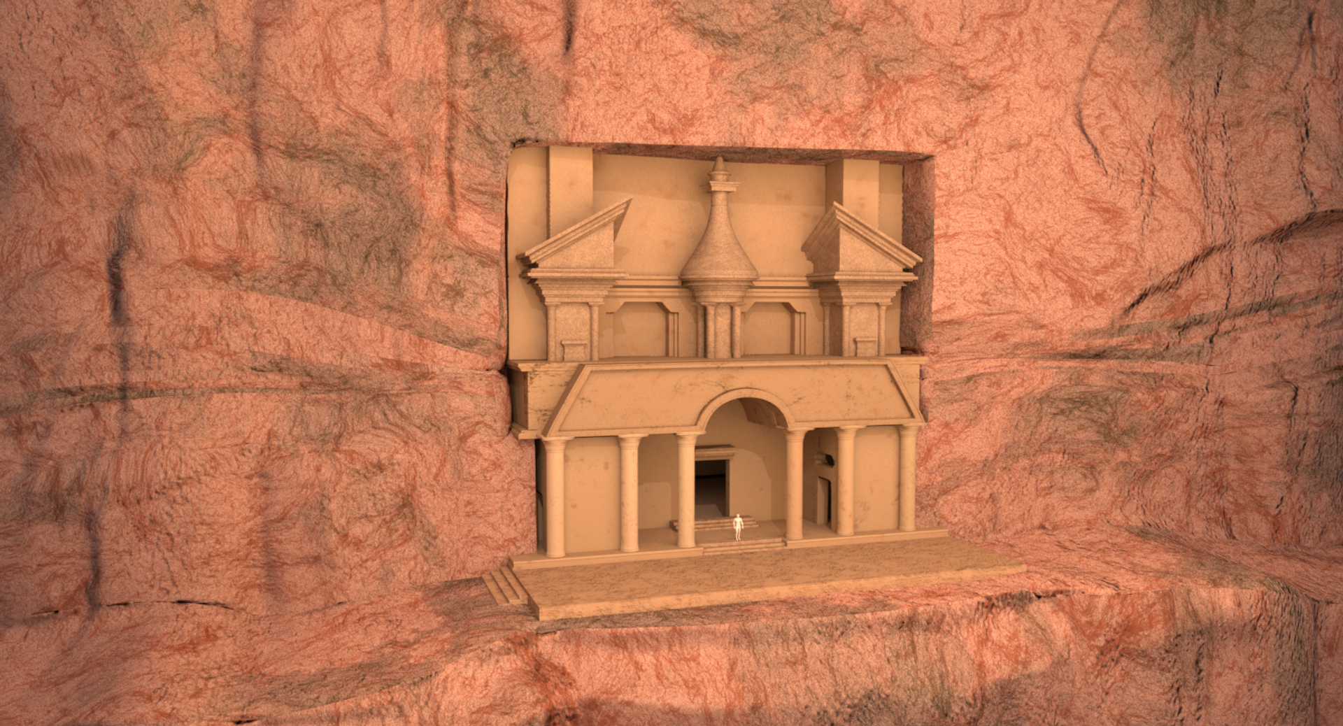 Cliff Structure Book Illustration 3D Model - TurboSquid 1406273