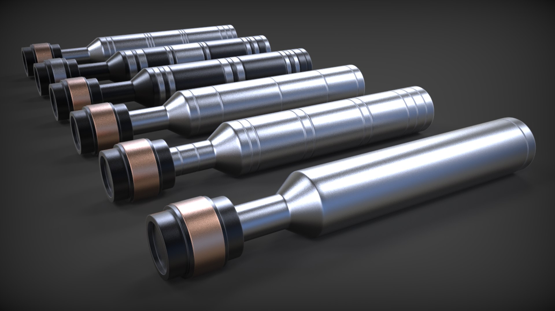 3d Lightsaber Diatium Power Cell Model