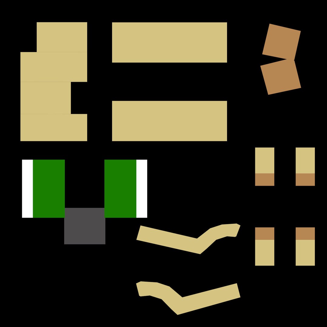 3d Minecraft Animal Cartoon Model