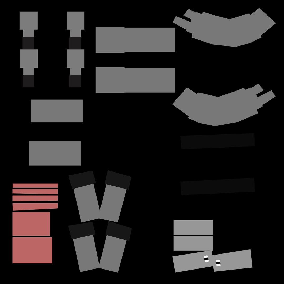 3d Minecraft Animal Cartoon Model