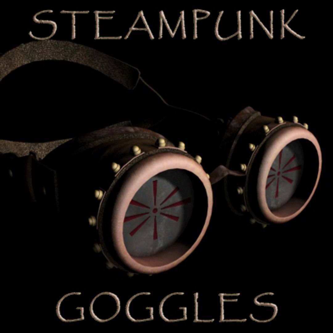 3d Steampunk Goggles