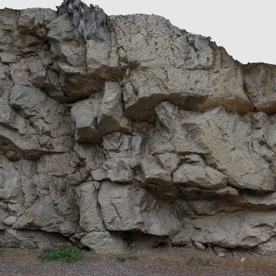 3D Scan Cliff Wall Model - TurboSquid 1646770