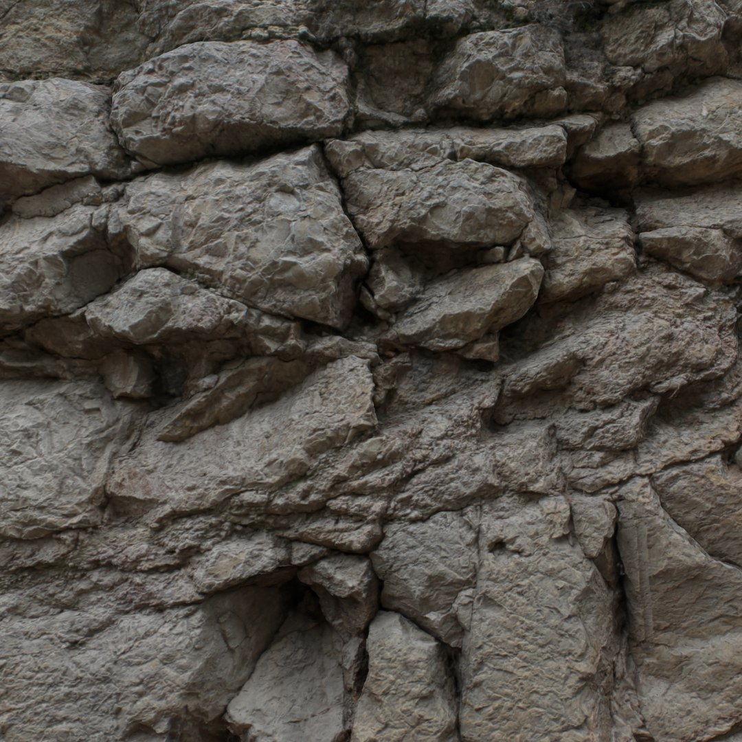 3D Scan Cliff Wall Model - TurboSquid 1646770