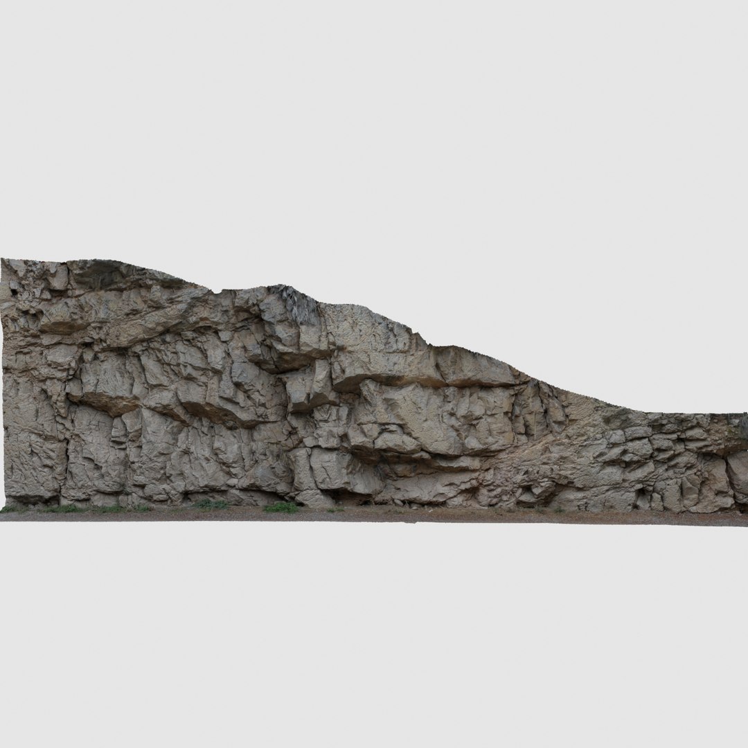3D Scan Cliff Wall Model - TurboSquid 1646770