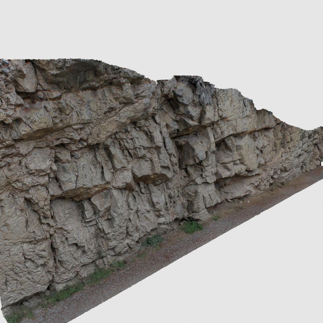 3D Scan Cliff Wall Model - TurboSquid 1646770